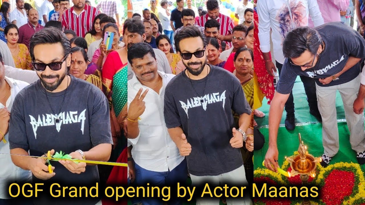 OGF restaurant grand opening by Maanas || Maanas Nagulapalli || Ogf ...
