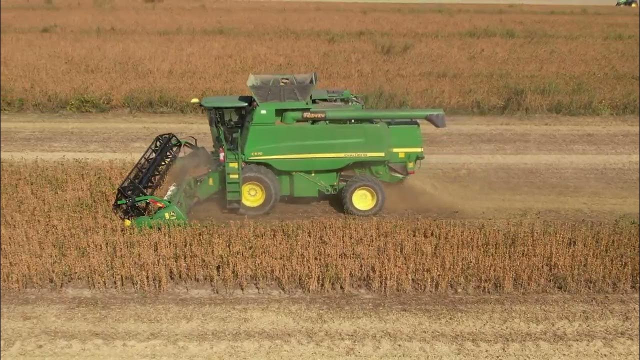 TREBBIATURA SOIA TEAM SINIGAGLIA JOHN DEERE - YouTube
