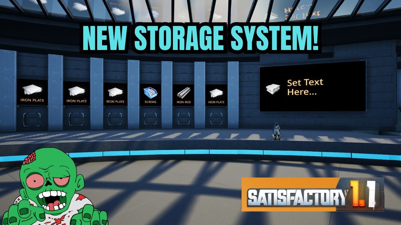 New Storage system! - Satisfactory - YouTube