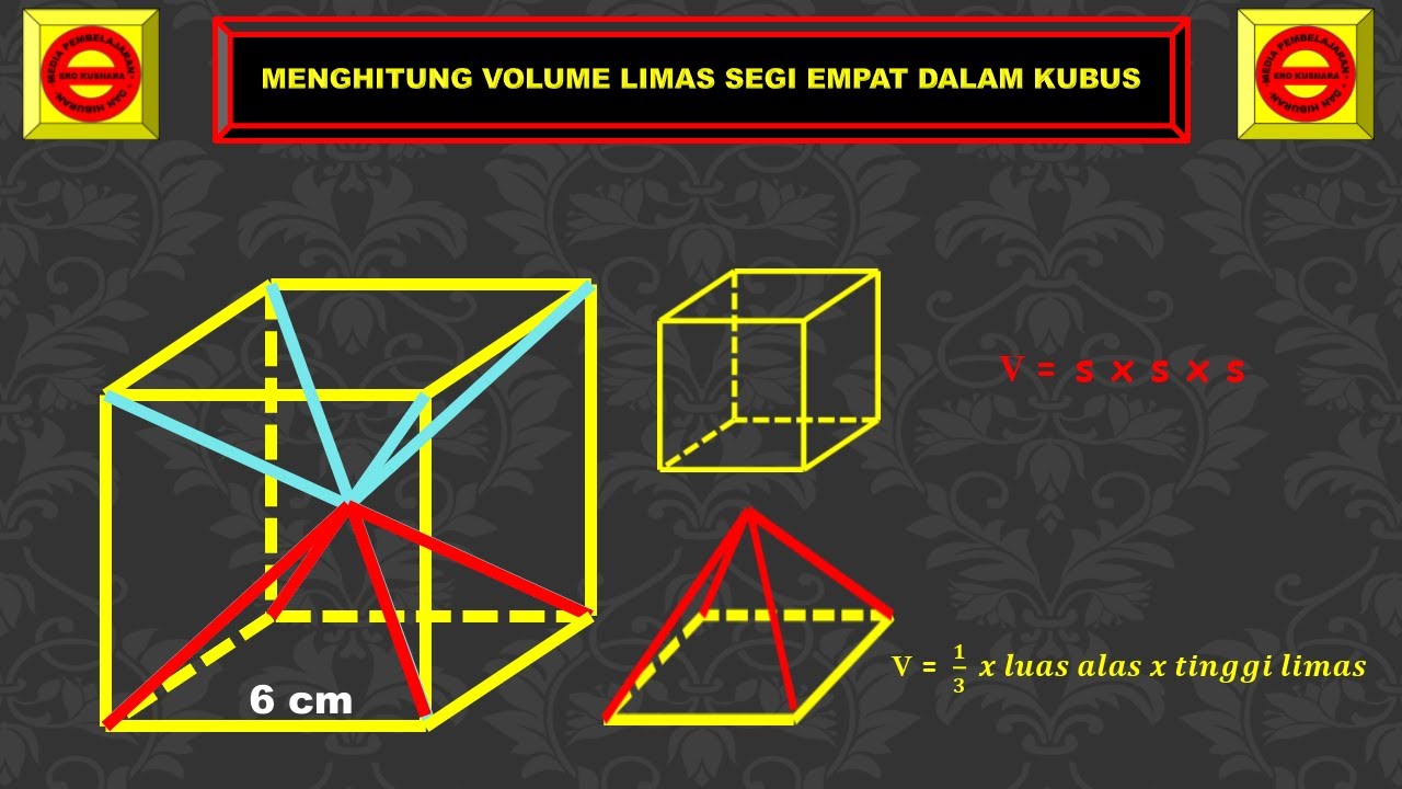 Menghitung Volume Limas Dalam Kubus - YouTube