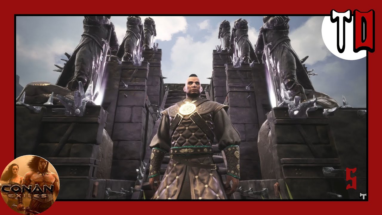 Conan Exiles - BUILDING HQ - Lets Build E05 - YouTube