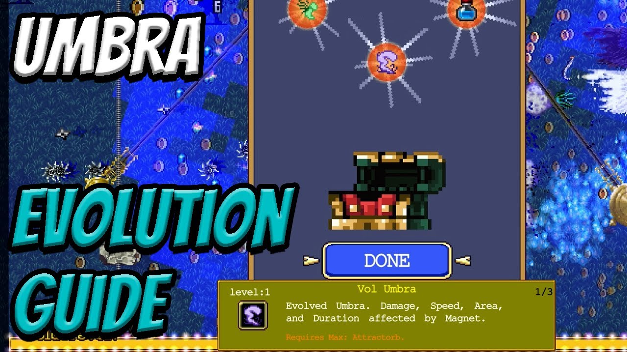 How to evolve Umbra into Vol Umbra | Vampire Survivors Ode To ...