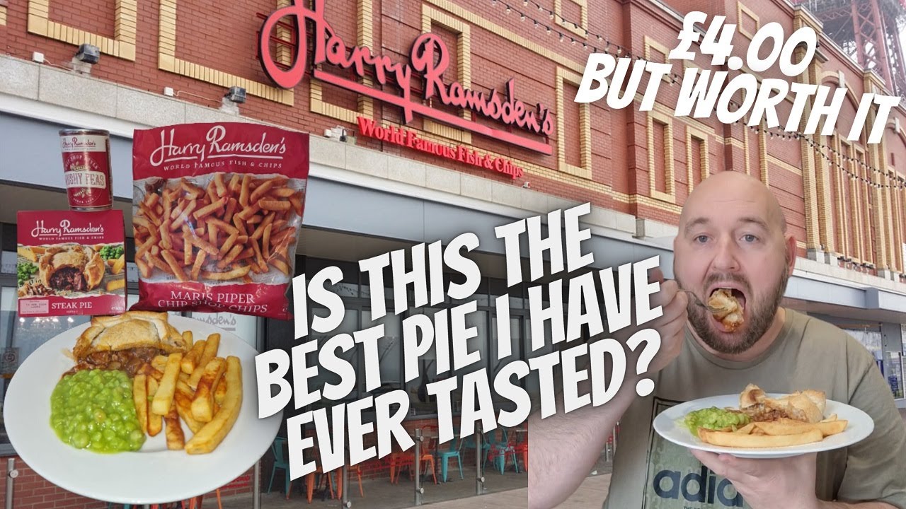 HARRY RAMSDENS | Steak Pie and Chips | BEST PIE EVER ? | Iceland | Food ...