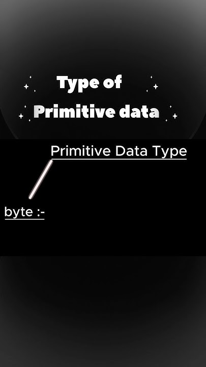 Understanding BYTE in Primitive Data Types #trending #bgmi #viralvideo #podcast #shorts - YouTube