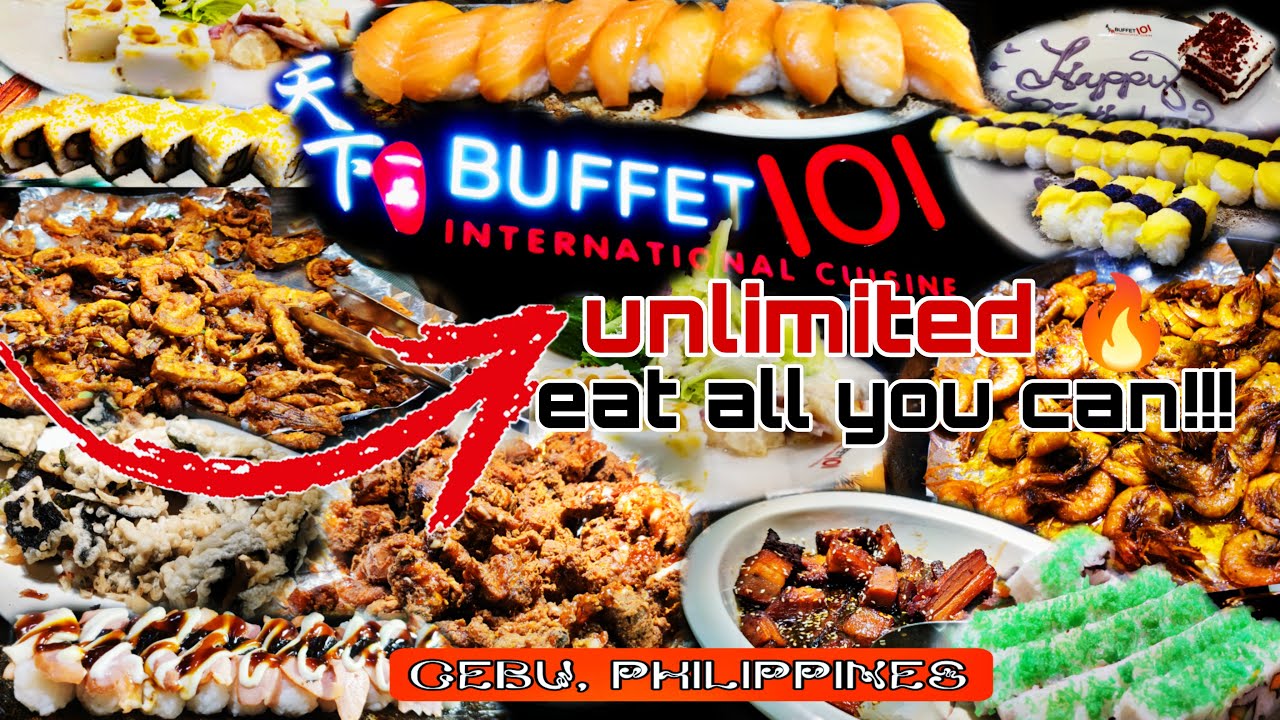 899 Pesos EAT ALL YOU CAN on a LUXURIOUS BUFFET IN CEBU? | BUFFET 101 ...