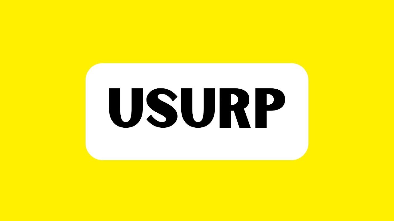How to Pronounce Usurp (Correctly) - YouTube