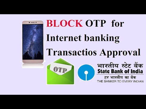 How to Disable OTP for Internet banking transaction online . - YouTube
