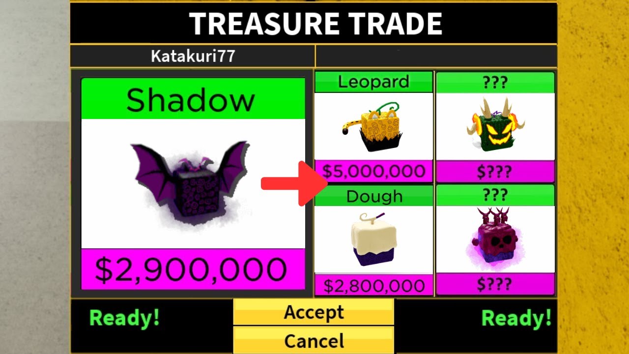 What People Trade For Shadow? Trading Shadow in Blox Fruits - YouTube