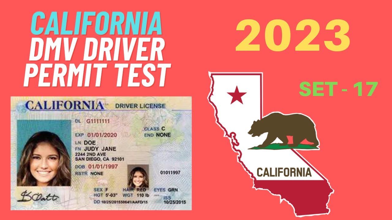 California DMV Written Test 2023 | SET 17 | USA Driving License test ...