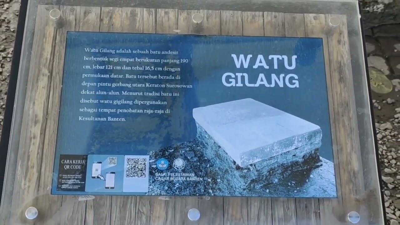 Watu Gilang Kesultanan Banten - YouTube