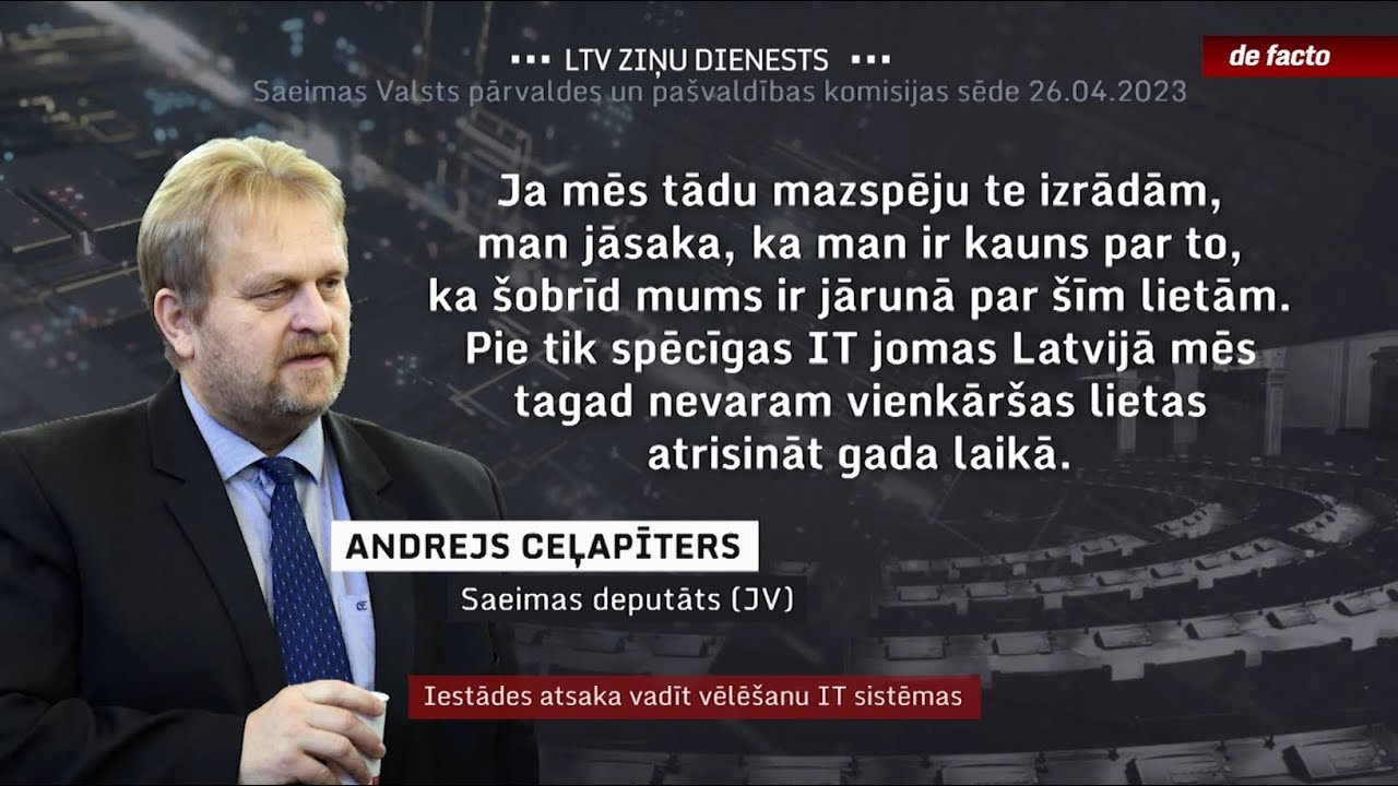 Iestādes atsaka vadīt vēlēšanu IT sistēmas - YouTube