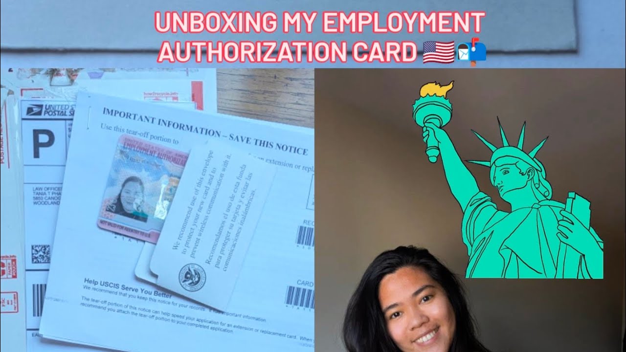Employment Authorization card #USA #Unboxing #EADcard #US # ...