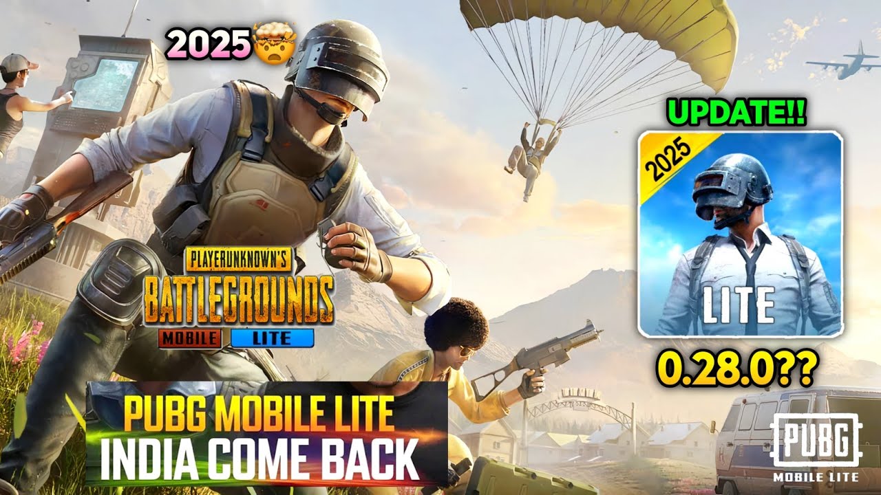 😱Pubg Lite India 0.28.0🤯 Comeback Update 2025 | Pubg Lite New 0.28.0 ...