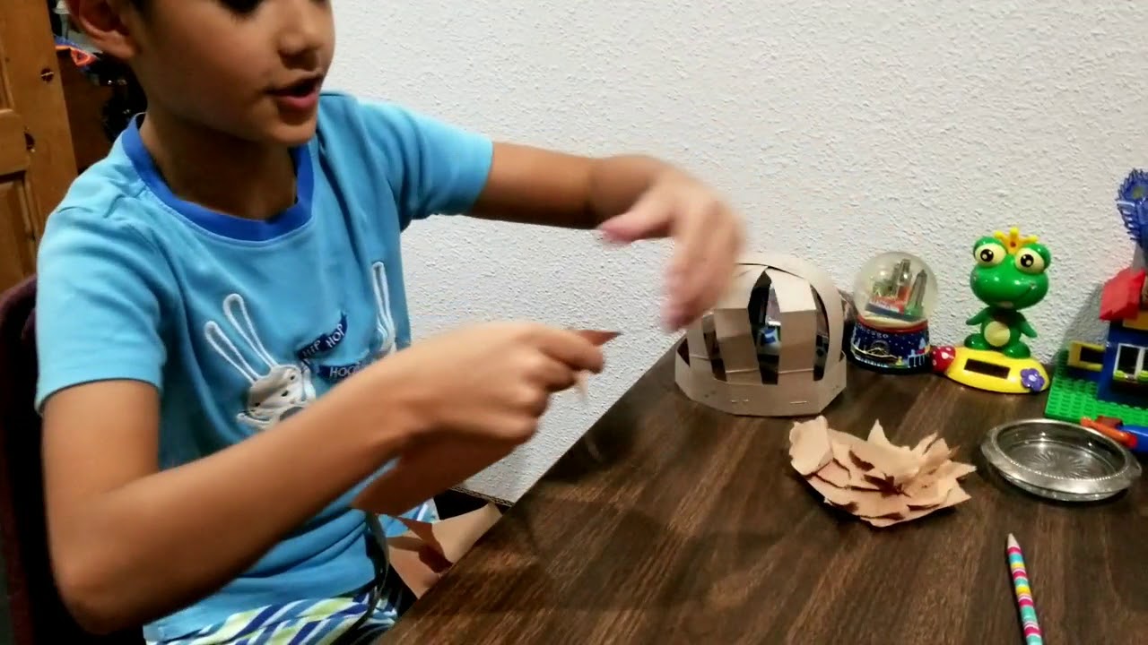 Native American Wigwam Craft - YouTube