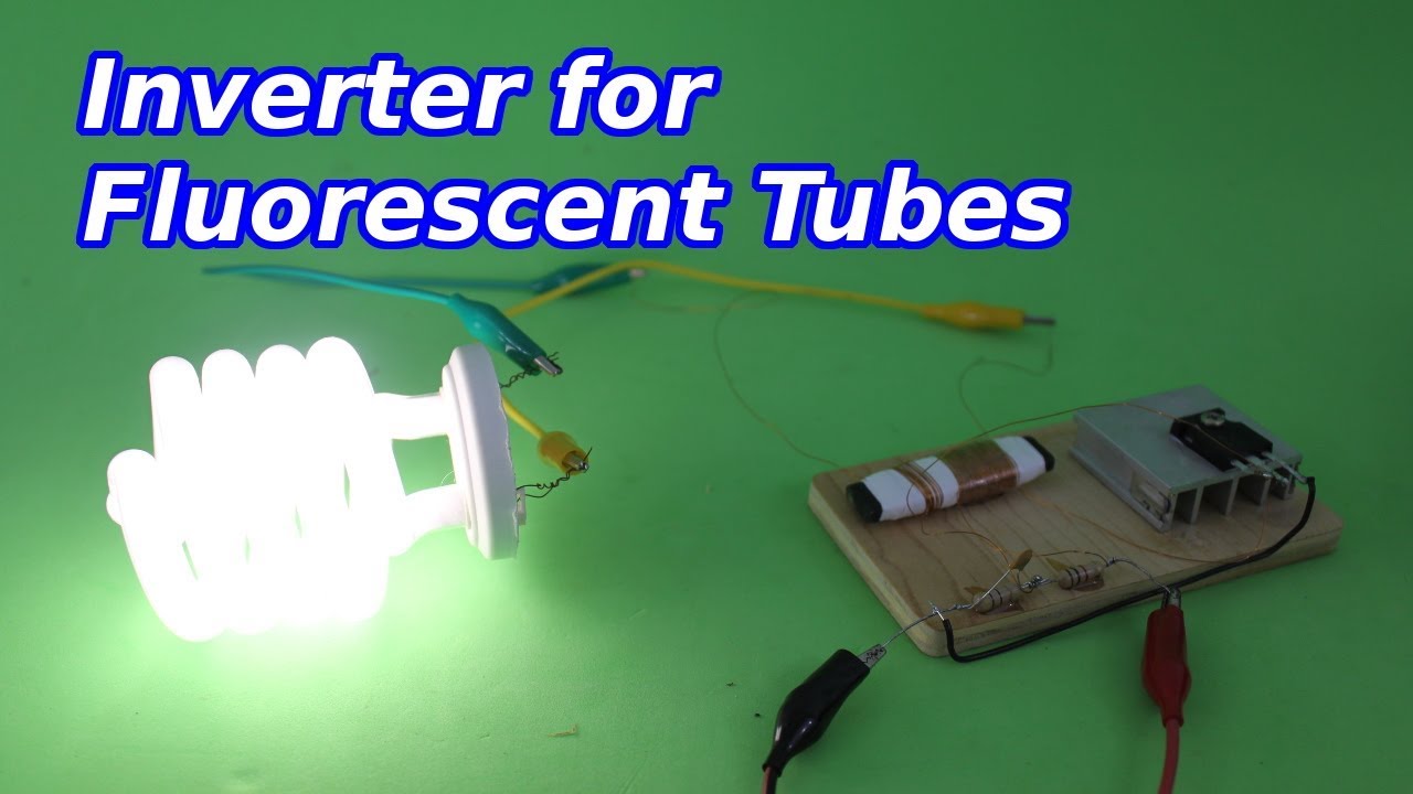 Simple Inverter for Fluorescent Tubes - YouTube