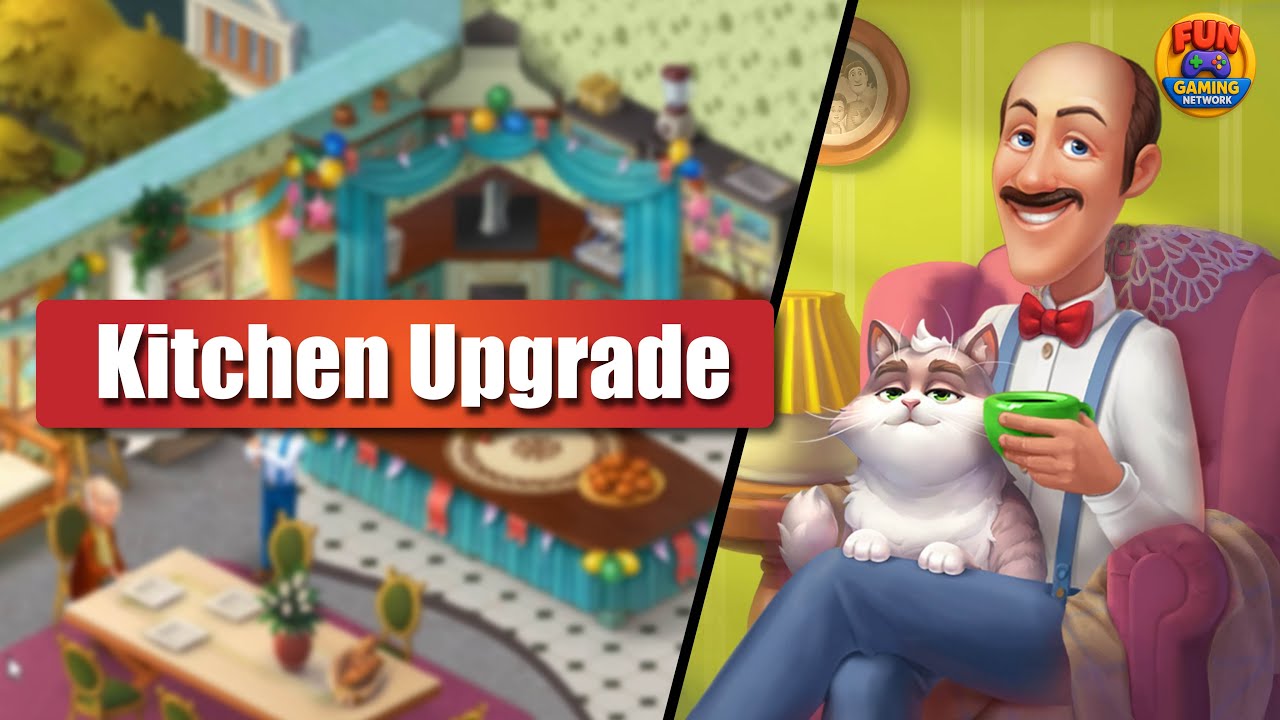 Homescapes: Upgrading Kitchen to New Design - YouTube