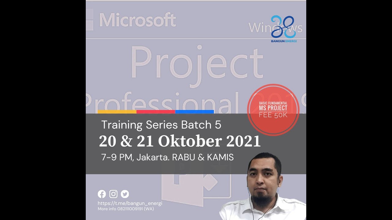 (Webinar) Basic Fundamental Microsoft Project Training Series batch 5 with Mulyadi Malenggeng ...