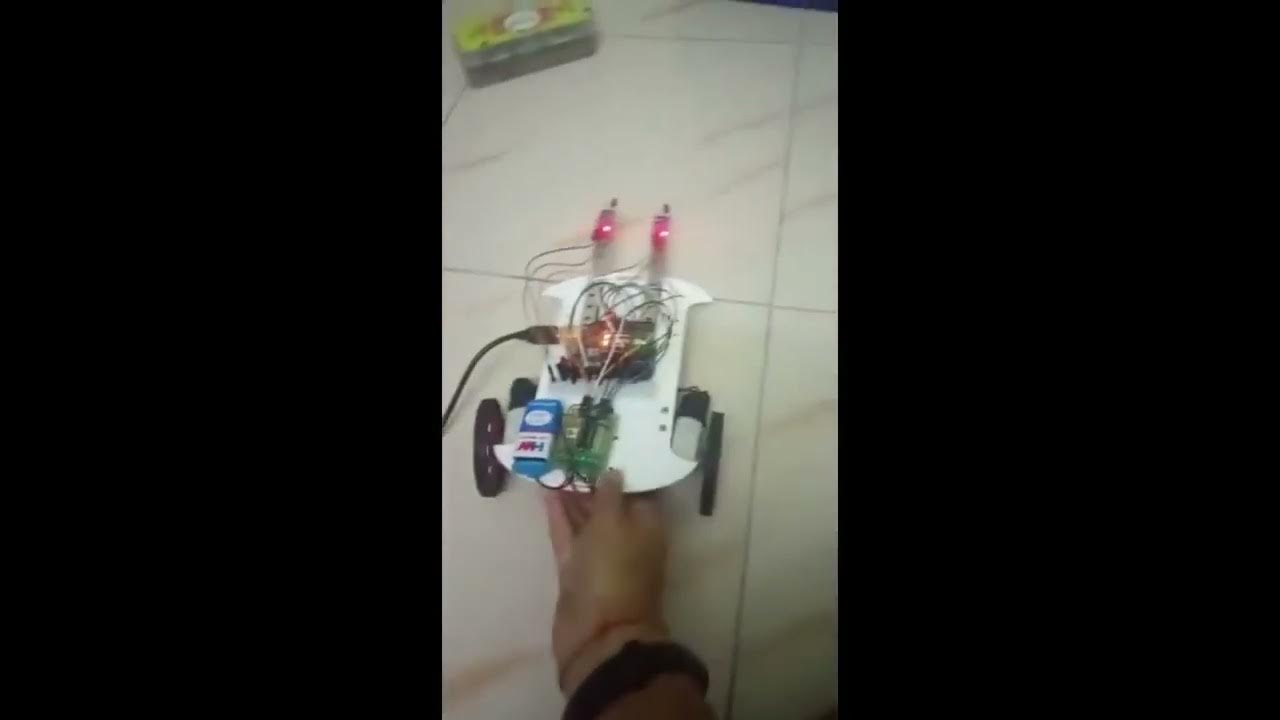 obstacle avoiding robot | Arduino projects | By ANUSHKA SOUMYA - YouTube
