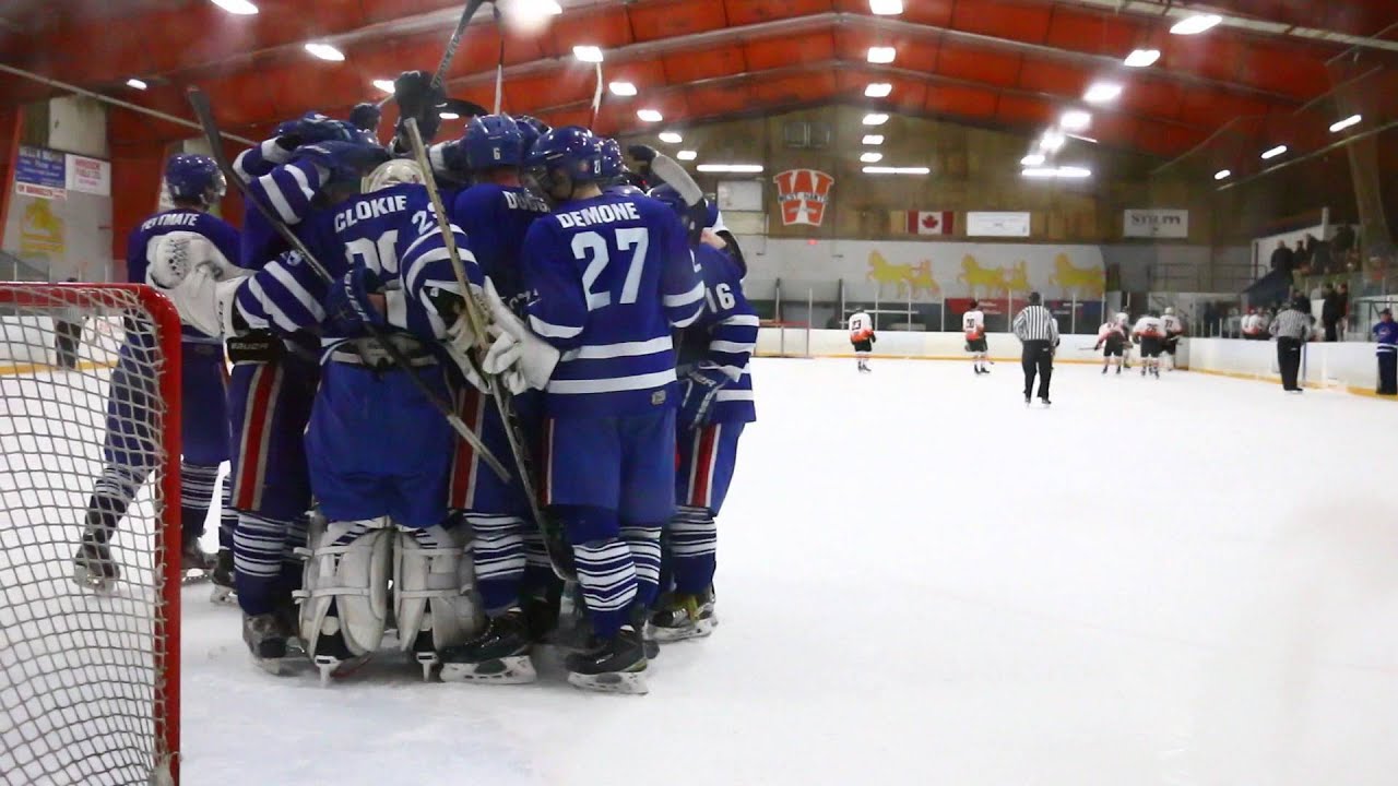 Game 5 - Final 30 Seconds of the Game Valley Maple Leafs Vs Sackville ...