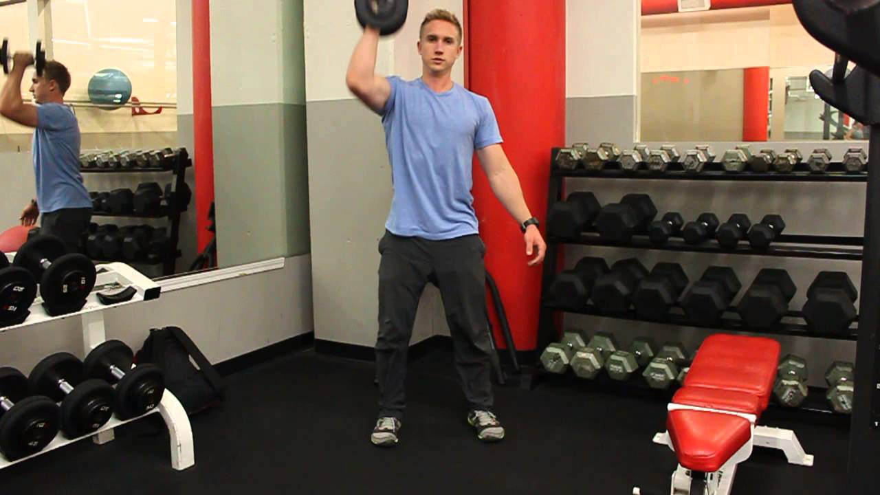 Overhead Press - 1-Arm Dumbbell - Dylan Conrad Fitness www ...