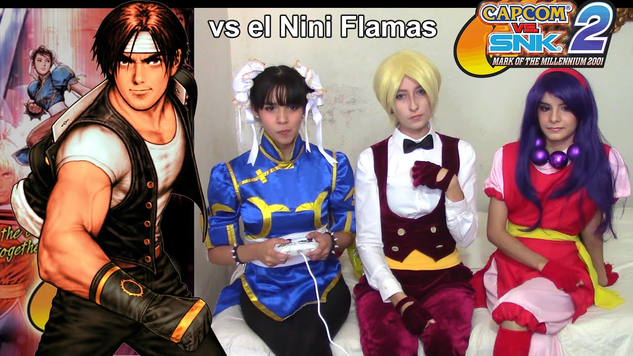 Cosplay Retas - King, Athena y Chun-Li vs Kyo | CVS2 - YouTube