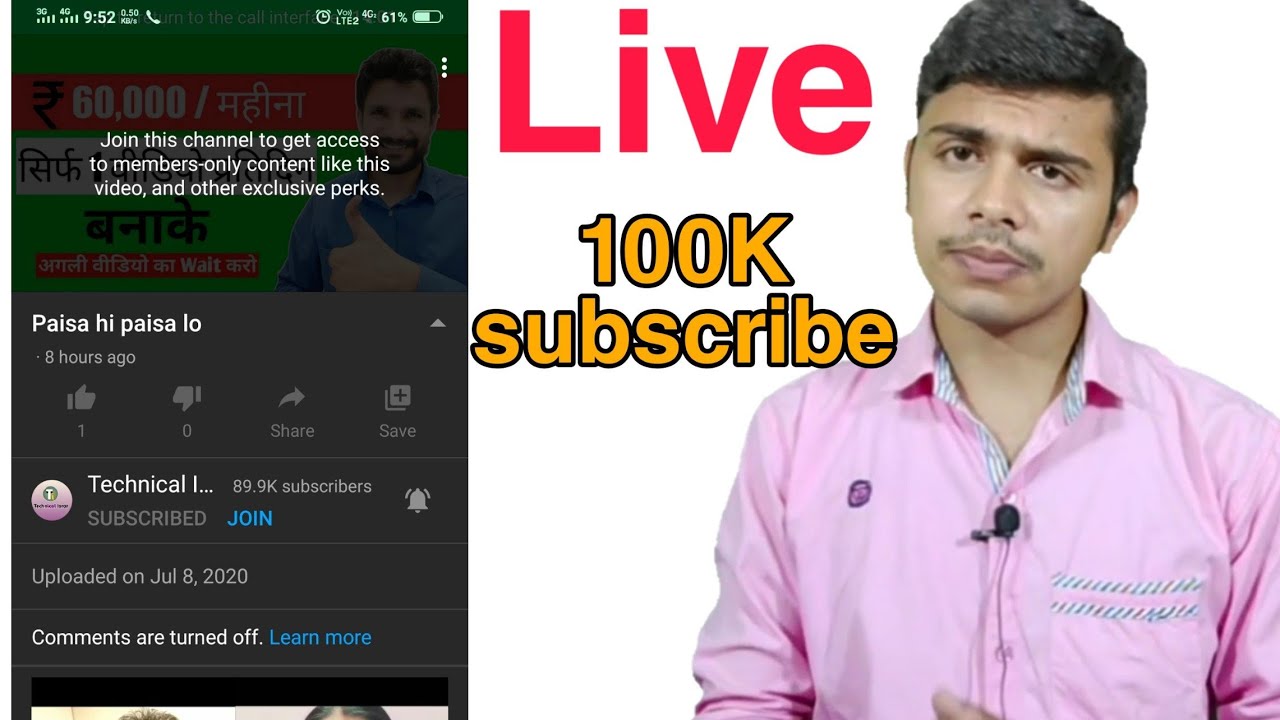 Live 100K Subcribe On Youtube New Setting And Trika - YouTube