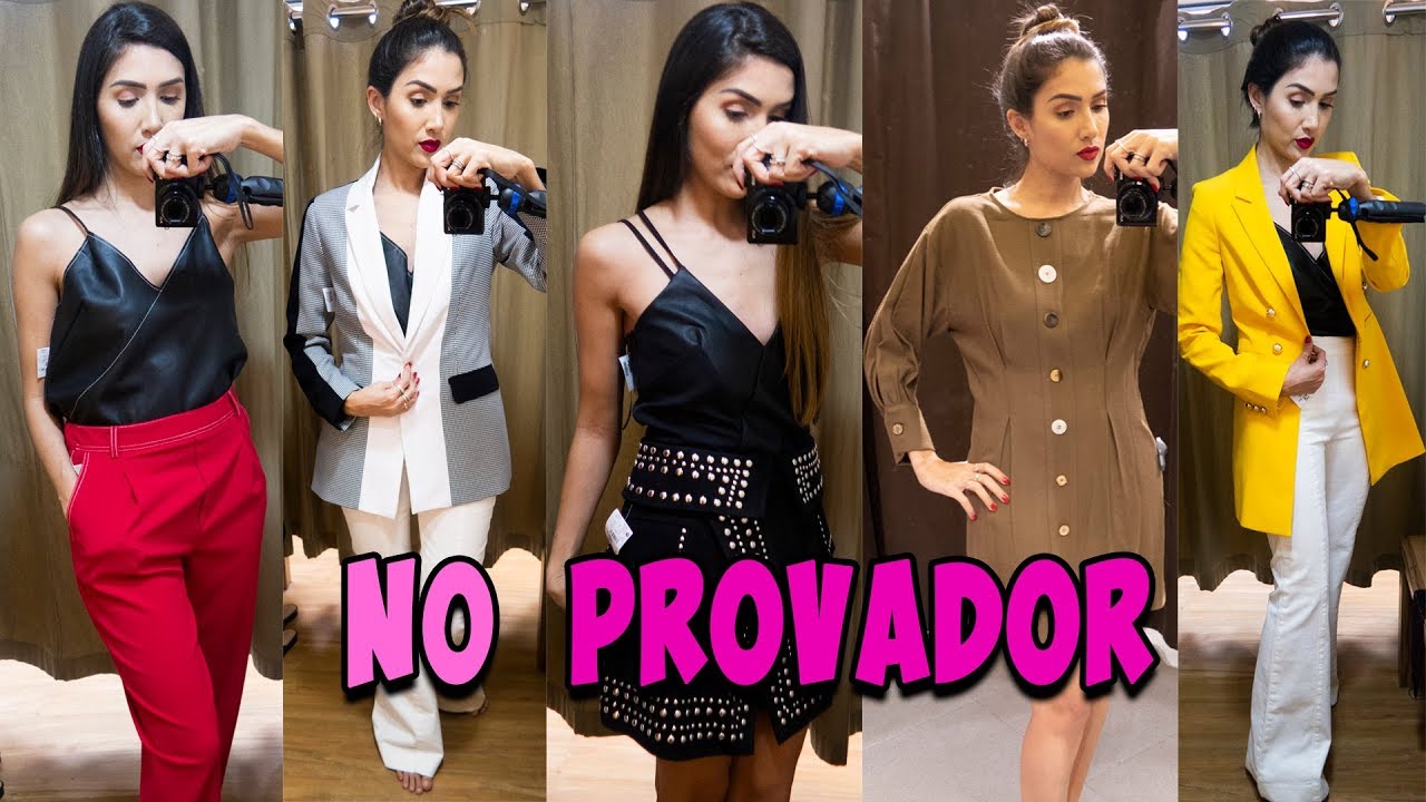 PROVANDO LOOKS NO PROVADOR | SE VESTINDO COM ESTILO - YouTube