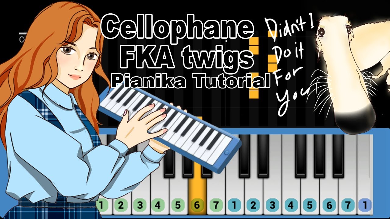 Cellophane - FKA twigs (Pianika/Melodica Tutorial) - YouTube