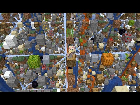 Minecraft, But The World Is Spaced Apart... - YouTube