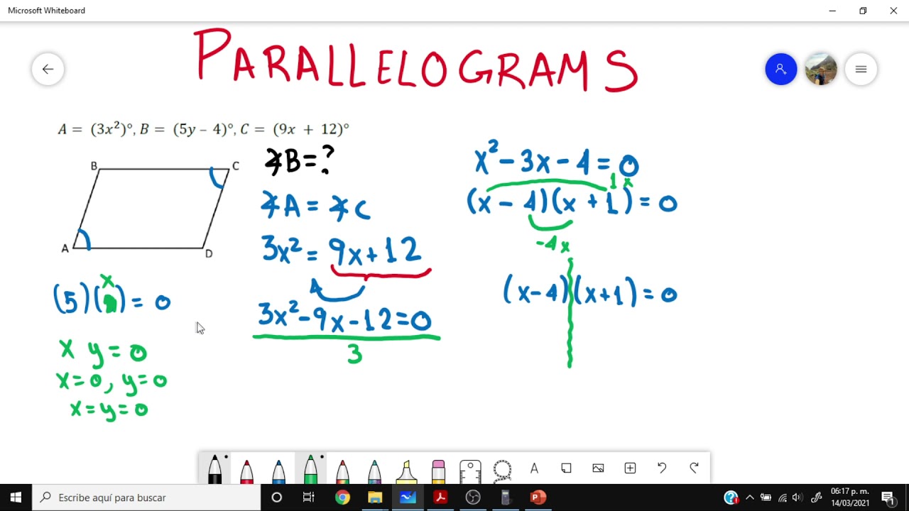 Parallelograms - Problem 1 - YouTube