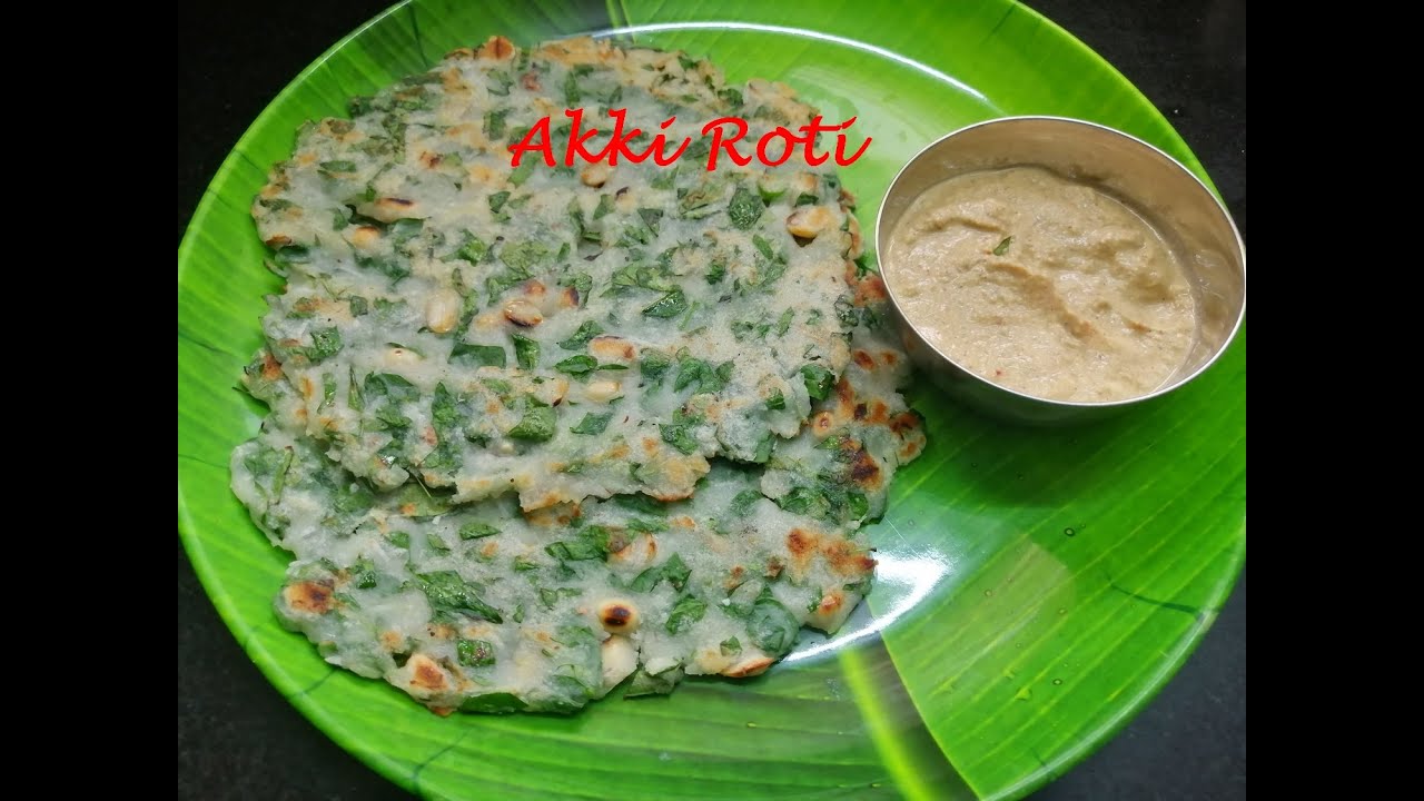 Karnataka Special Akki Roti | Rice Bread YUMMY ASHAS KITCHEN (flavours ...