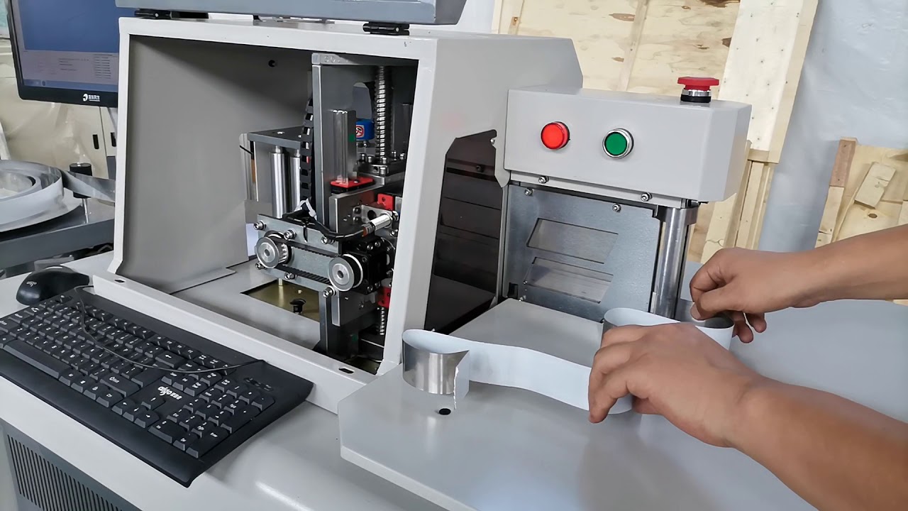 VB channel letter bending machine works on stainless steel - YouTube