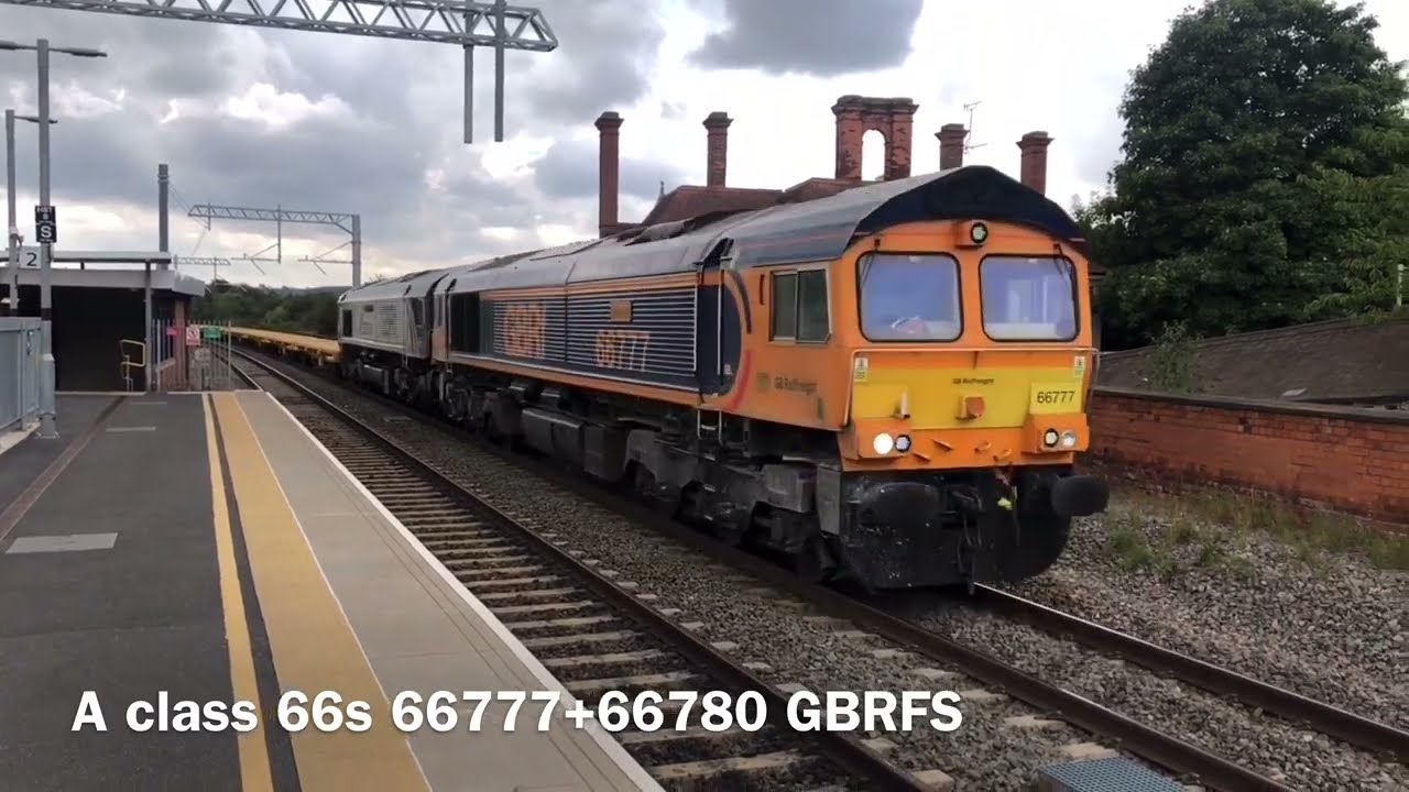 A class 56 56081 class 66 66777+66780 GBRFS 15/9/23 - YouTube