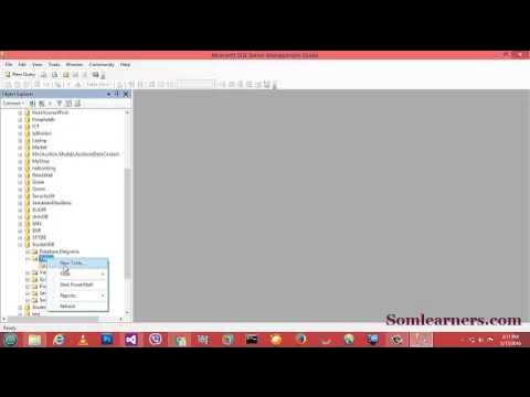 5 Create Database asp net - YouTube