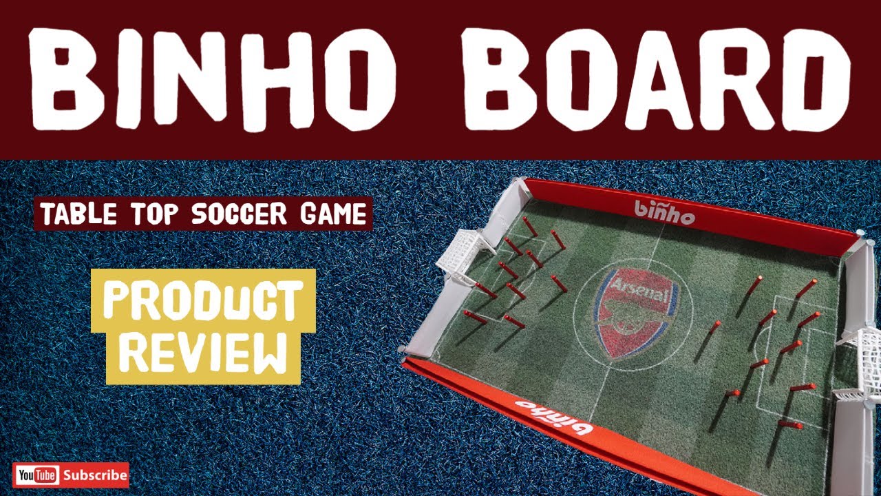 Binho Board Table Top Soccer: A Miniature Game Changer - YouTube