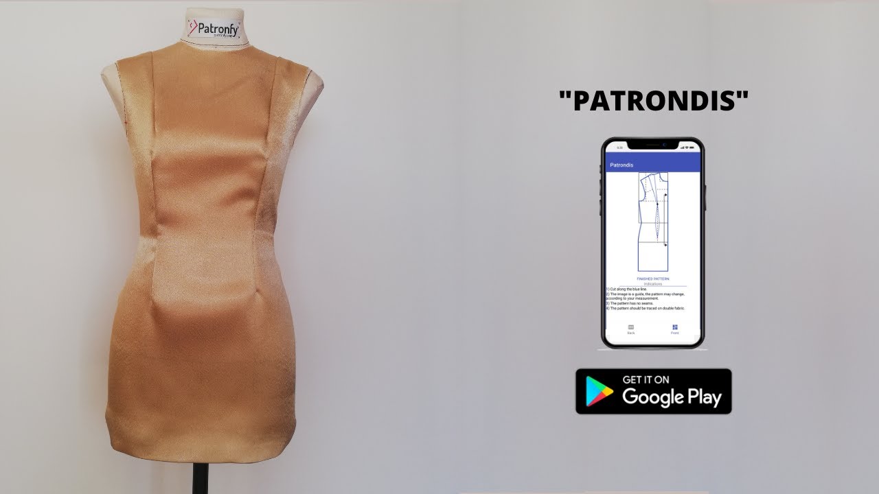App PATRONDIS | How to make a Dress | Como hacer un vestido - YouTube