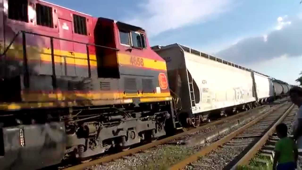 KCSM AC4400CW & ES44AC 4565-4755-4656 Saliendo De Tampico. - YouTube