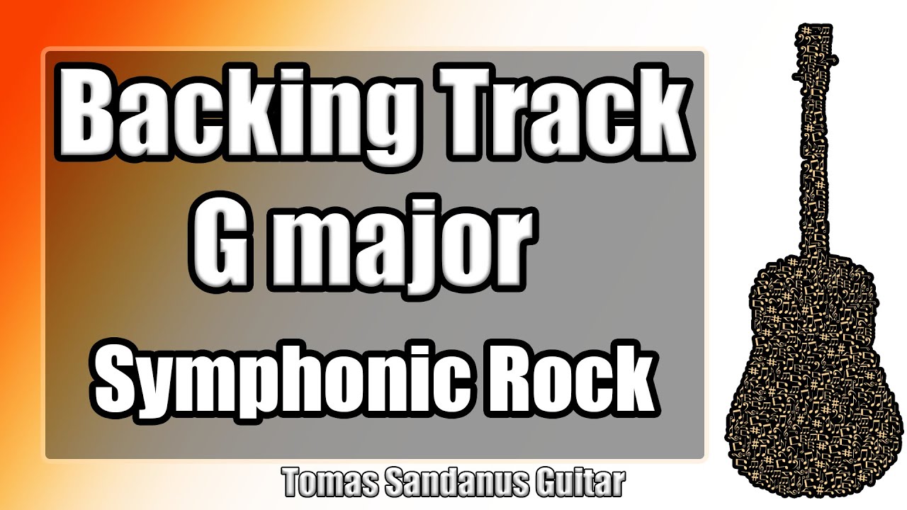 G major Backing Track - Britpop Symphonic Rock Guitar Jam Backtrack ...