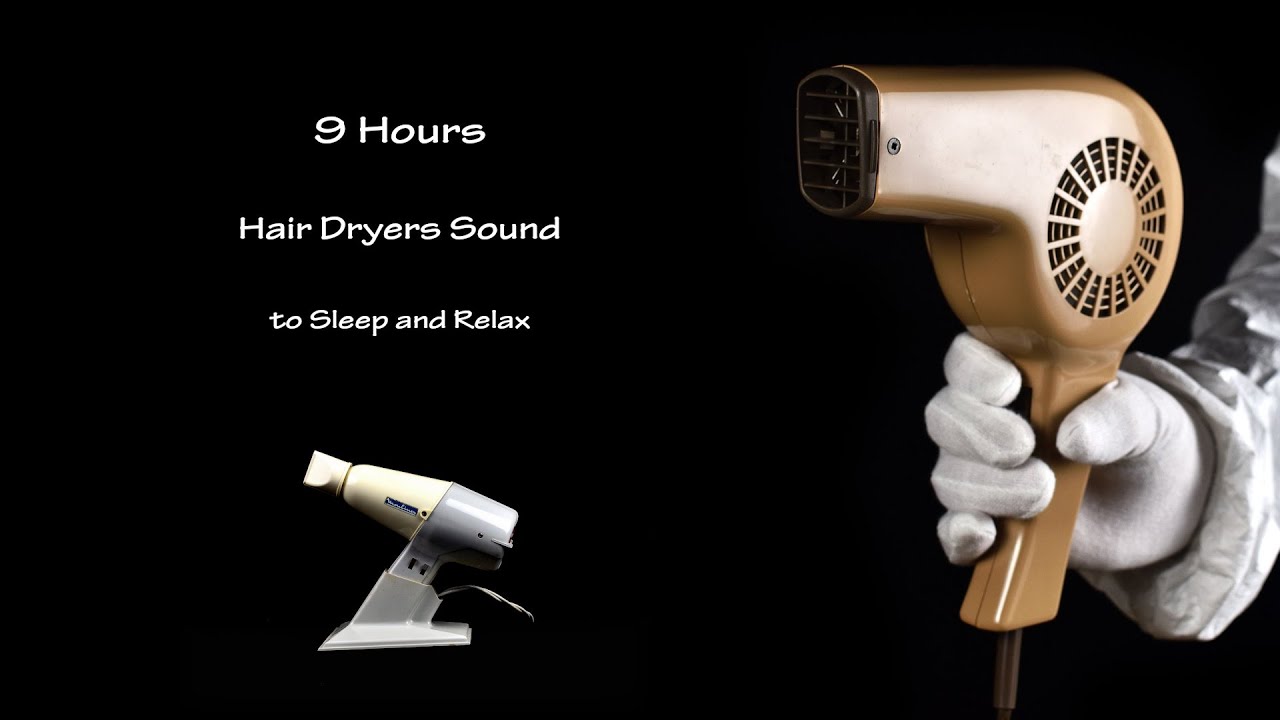 Hair Dryer Sound 262 and Hair Dryer Sound 11 (Static) | Visual ASMR | 9 ...