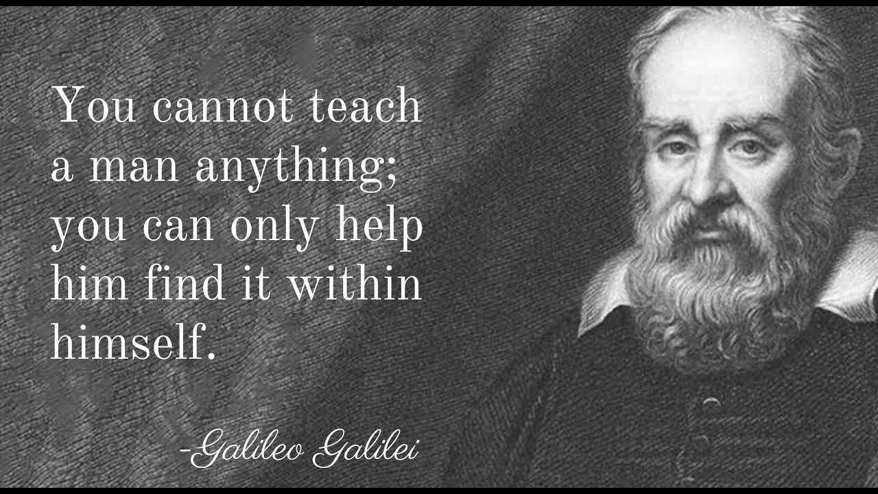 28 Quotes Galileo Galilei - Saying and Wisdoms - YouTube
