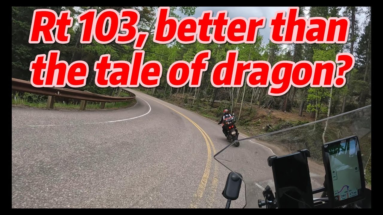 My most beloved Rt 103 twisty, better than the tail of Dragon? - YouTube