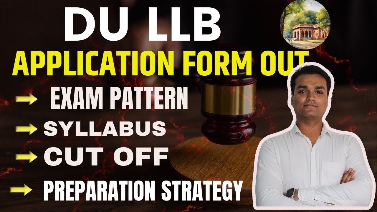 CUET PG LLB 2025 | DU LLB APPLICATION FORM OUT |SYLLABUS |EXAM PATTERN ...