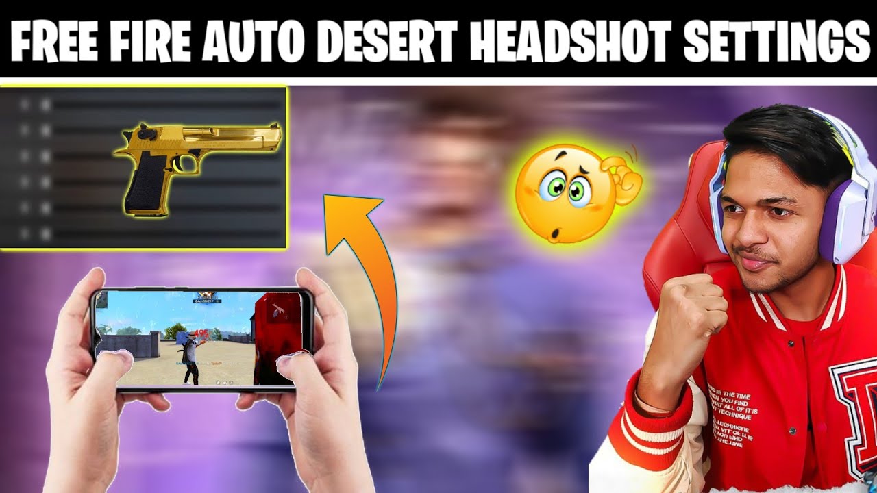 Free Fire Auto Desert Headshot Sensitivity Settings Unique Trick 😱 ...