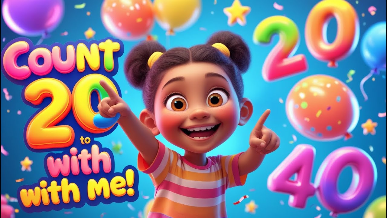Count to Twenty with Me | Fun Toddler Counting Song! | Learn Numbers 1 ...