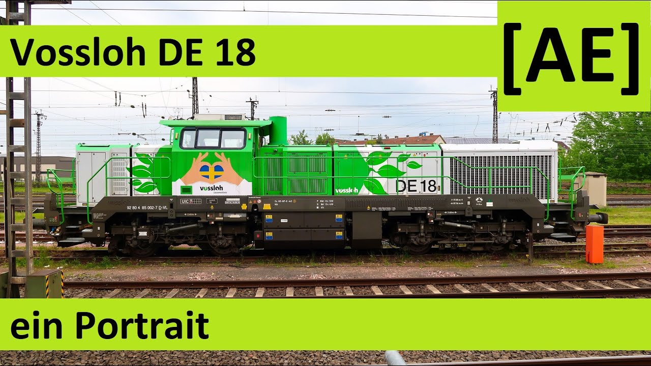 Lokportrait Vossloh DE 18 | Alex E | Diesellok - YouTube