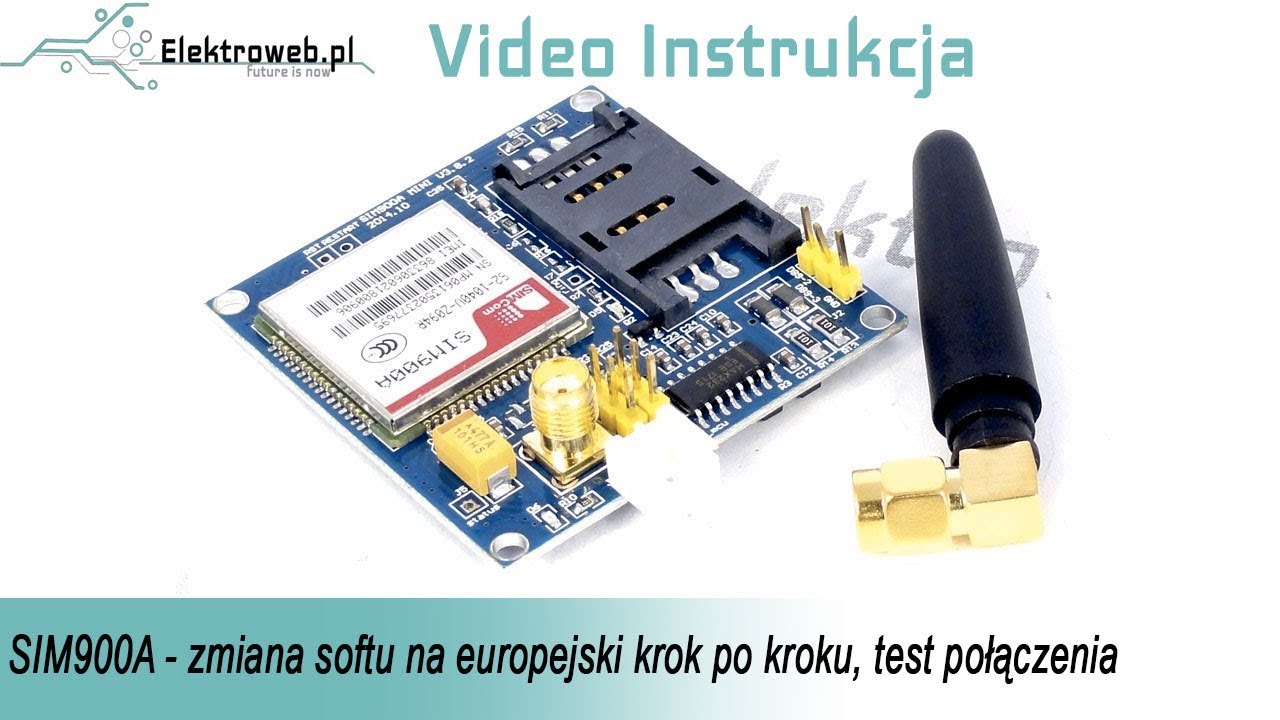 SIM900A - jak zmienić firmware krok po kroku Video Poradnik - YouTube