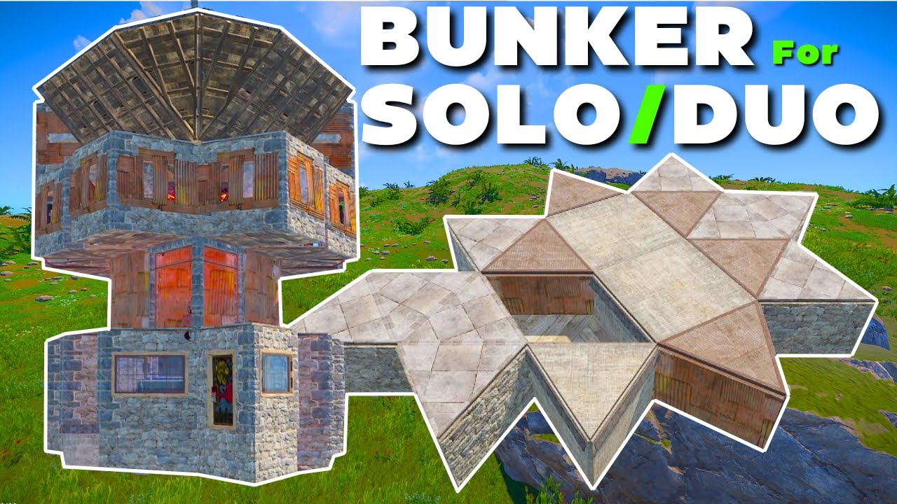 *NEW* Secret Bunker 2x1 Design - Rust Base Design (2024) - YouTube