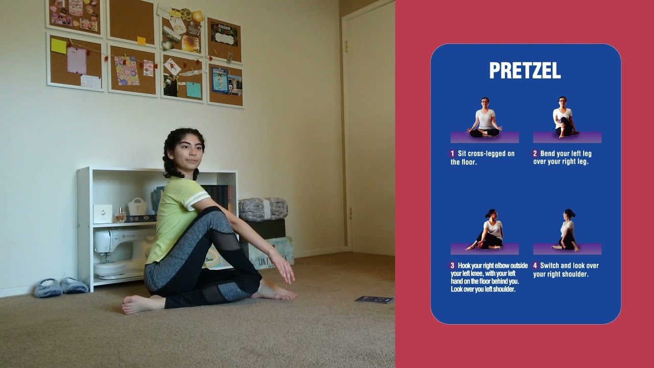 How to do Pretzel Pose | Yoga Bingo | Yoga Instructions for Kids ...