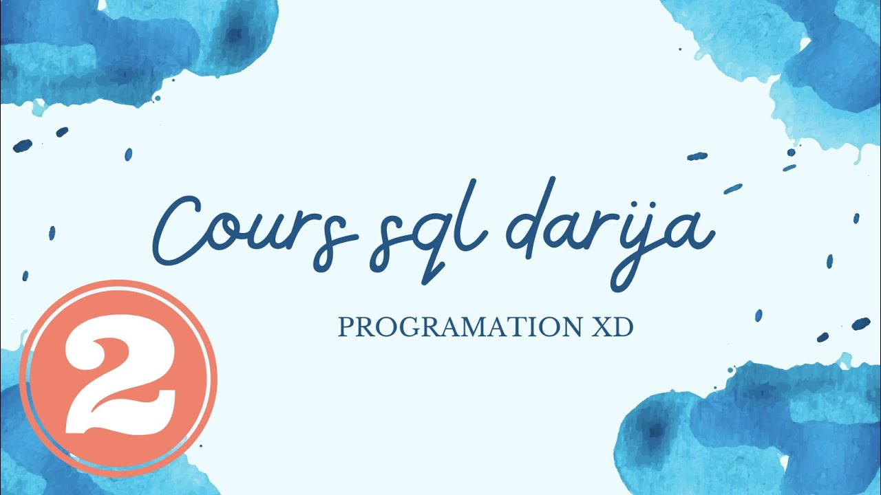 Cours SQL ASP ADO Partie Pratique 3 Darija - YouTube