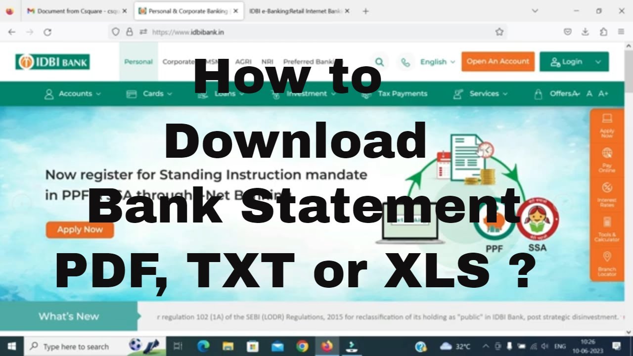 Download IDBI Bank Statement PDF XLS TXT IDBI Bank Statement PDF download-idbi-bank-statement-pdf-xls-txt-idbi-bank-statement-pdf